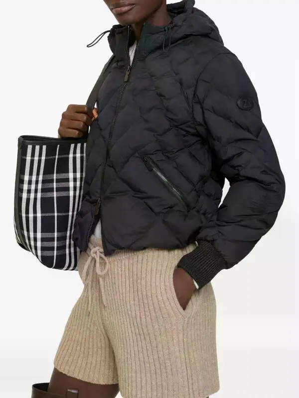 Burberry Check-stitch Puffer Jacket