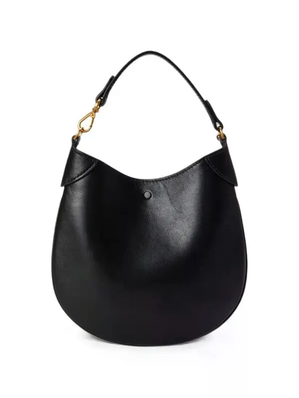Polo Ralph Lauren Leather Shoulder Bag - Black