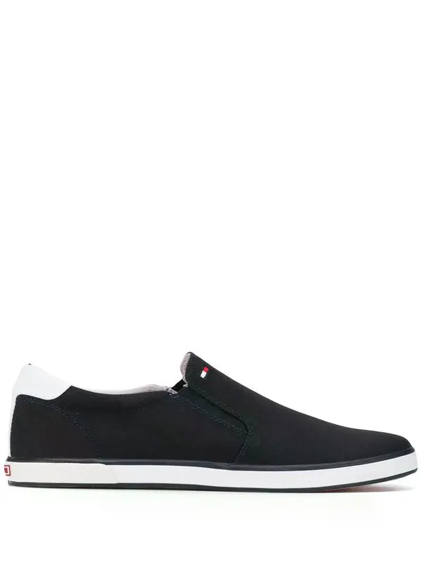 Tommy Hilfiger Cotton Canvas Slip-on Sneakers