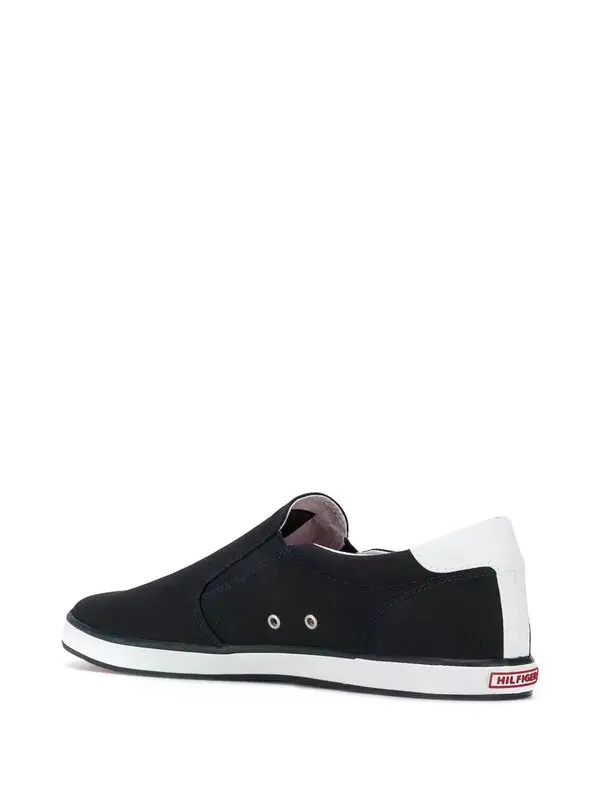 Tommy Hilfiger Cotton Canvas Slip-on Sneakers