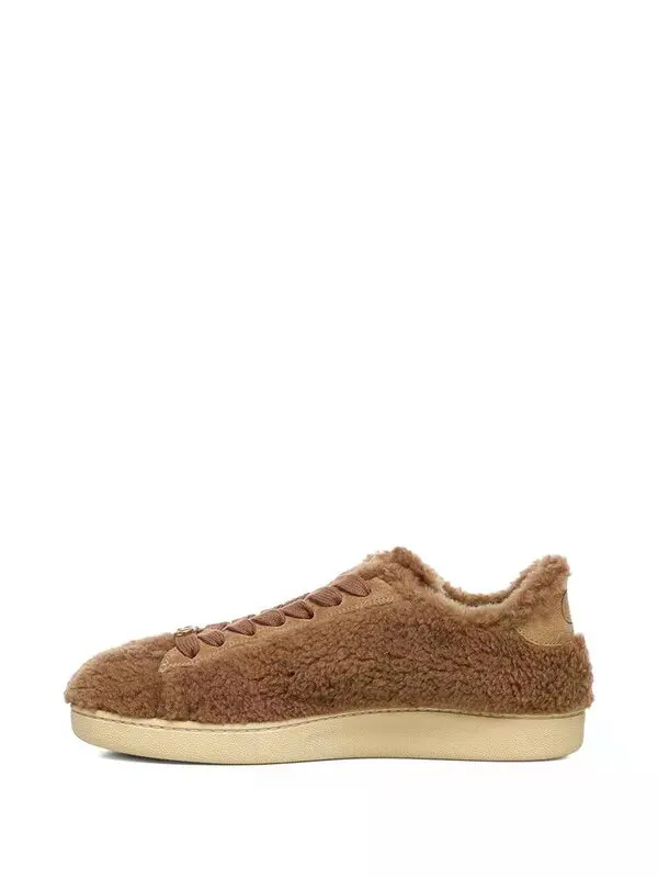 Valentino Garavani Royco Shearling-effect Logo Sneakers