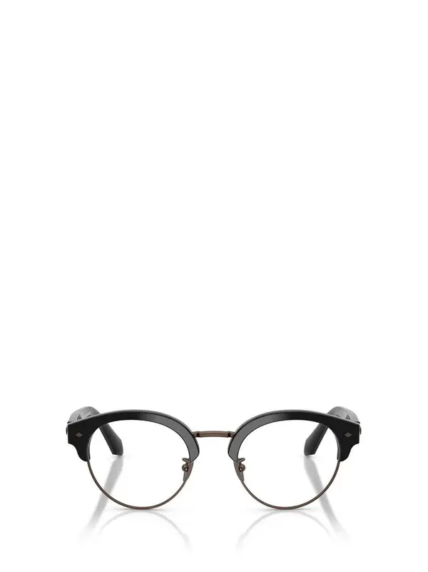 Giorgio Armani Rounded Eyeglasses - Black