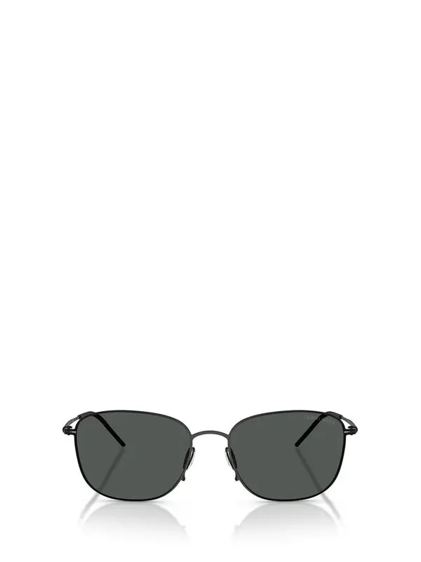 Giorgio Armani Square Frame Sunglasses - Matte Black