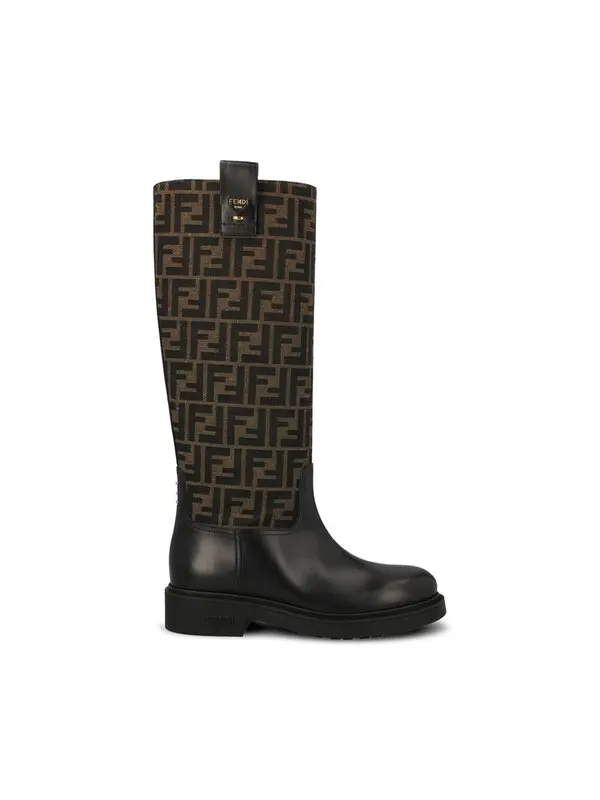Fendi Boots - Black+black Heel