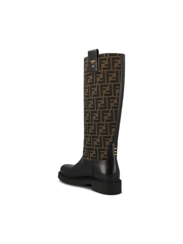 Fendi Boots - Black+black Heel