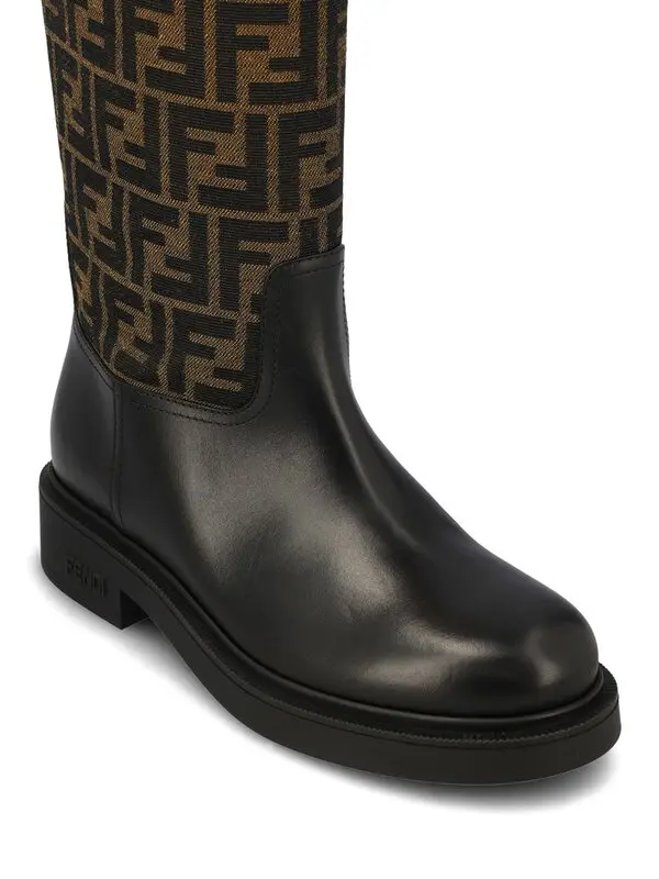 Fendi Boots - Black+black Heel