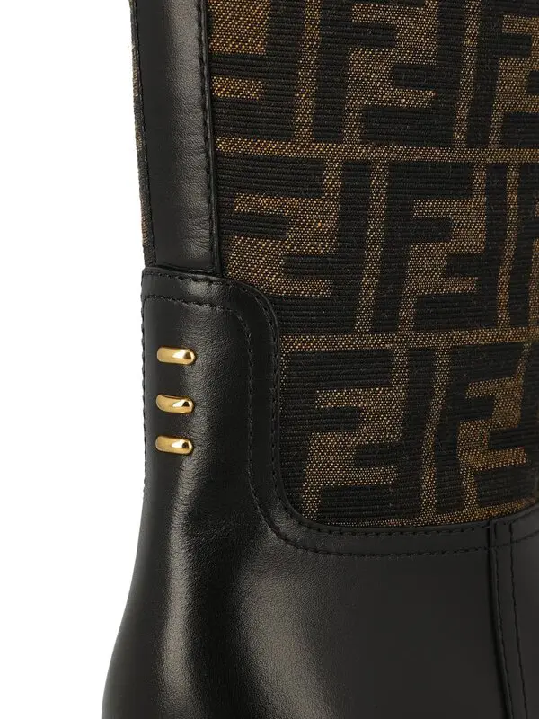 Fendi Boots - Black+black Heel