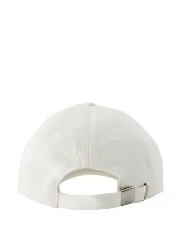 ANINE BING Logo Baseball Cap - White