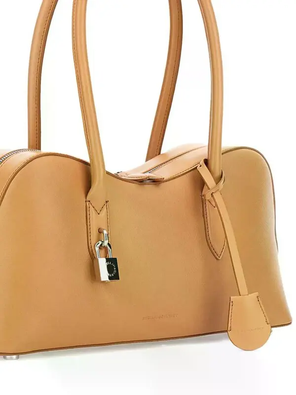 Stella McCartney Ryder Lock Top-handle Bag - Neutrals