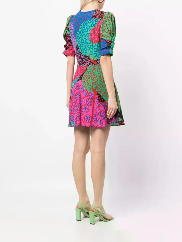 Rhode Graphic-print Mini Dress