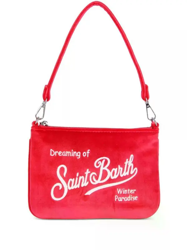 MC2 SAINT BARTH Zip-fastening Clutch - Red