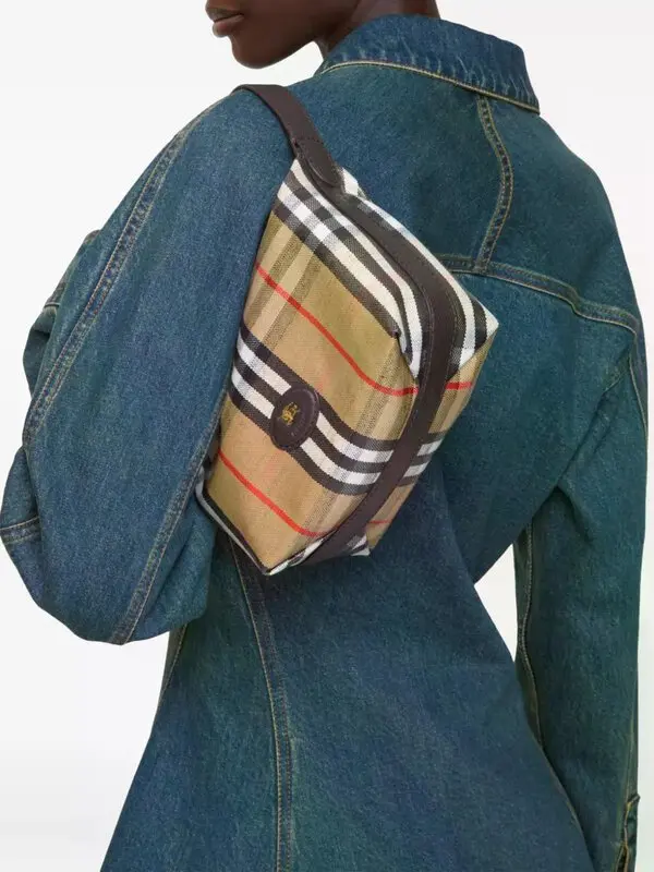 Burberry Mini Highlands Check Shoulder Bag
