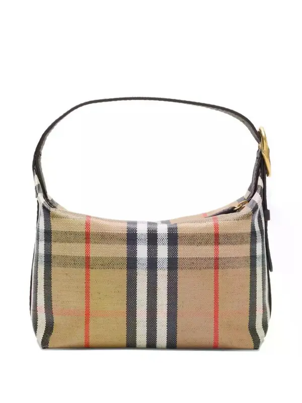 Burberry Mini Highlands Check Shoulder Bag