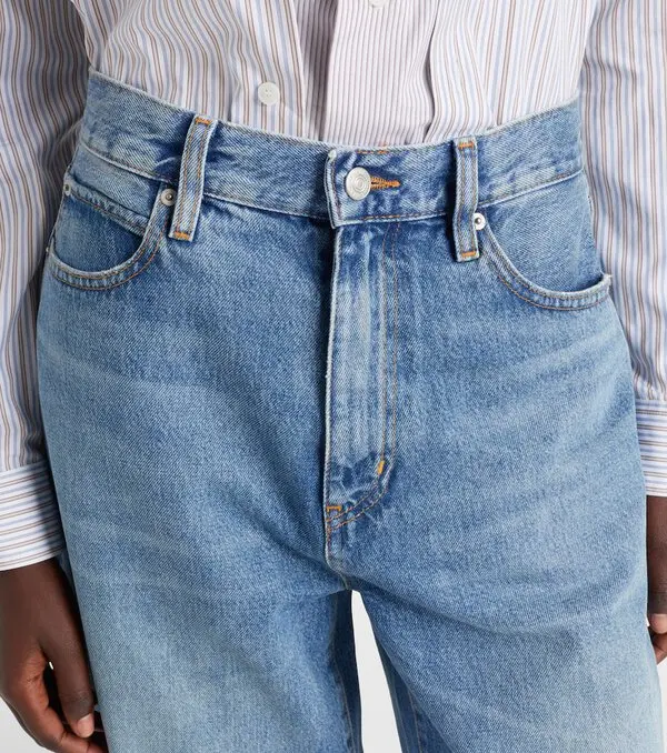 FRAME X Amelia Gray Jort High-rise Denim Shorts