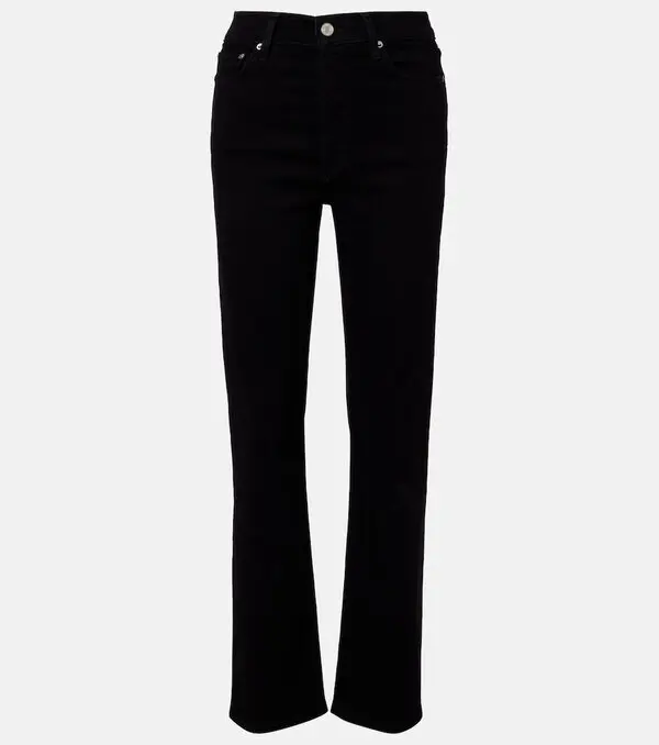 AGOLDE 90’s Pinch Waist High-rise Straight Jeans - Black