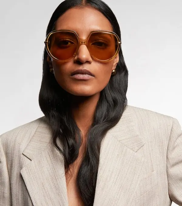 Bottega Veneta Drop Oversized Sunglasses