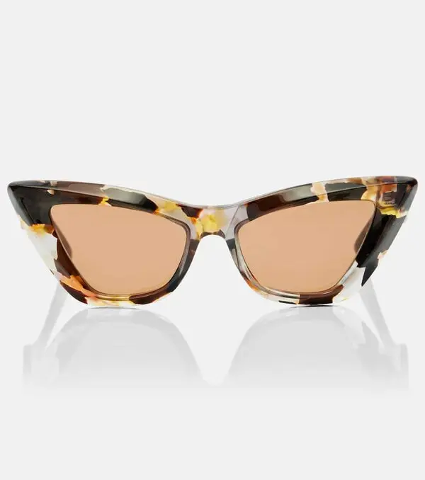 Bottega Veneta Reace Cat-eye Sunglasses - Brown