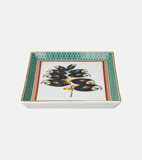 La DoubleJ Parrotstem Porcelain Decorative Tray