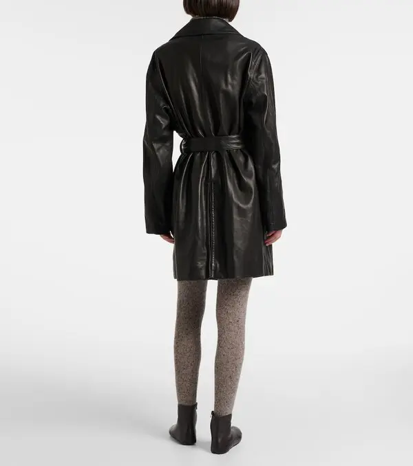 THE ROW Siempra Leather Coat