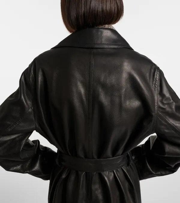 THE ROW Siempra Leather Coat