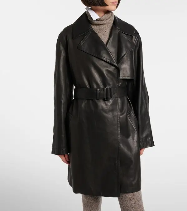 THE ROW Siempra Leather Coat