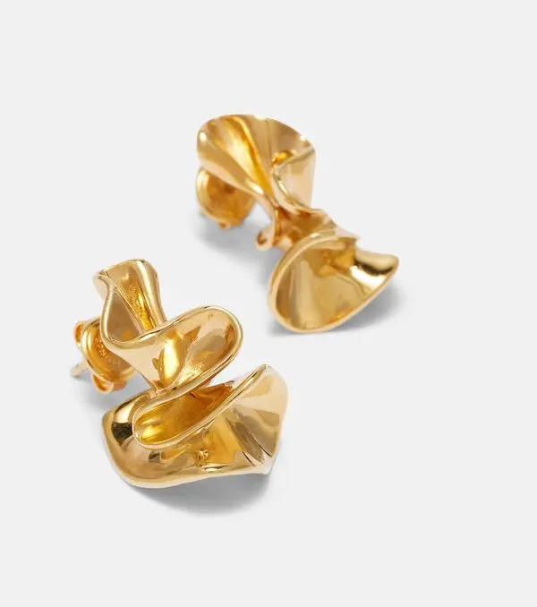 Bottega Veneta Plated Sterling Silver Stud Earrings