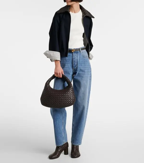 Bottega Veneta Small Leather Shoulder Bag - Brown