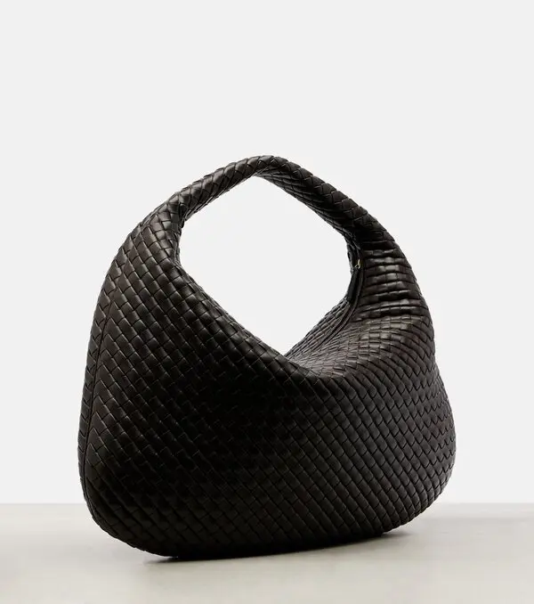 Bottega Veneta Maxi Veneta Large Shoulder Bag - Brown
