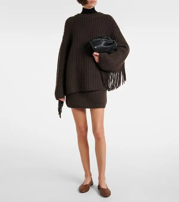 LISA YANG Hilma Fringed Oversized Sweater