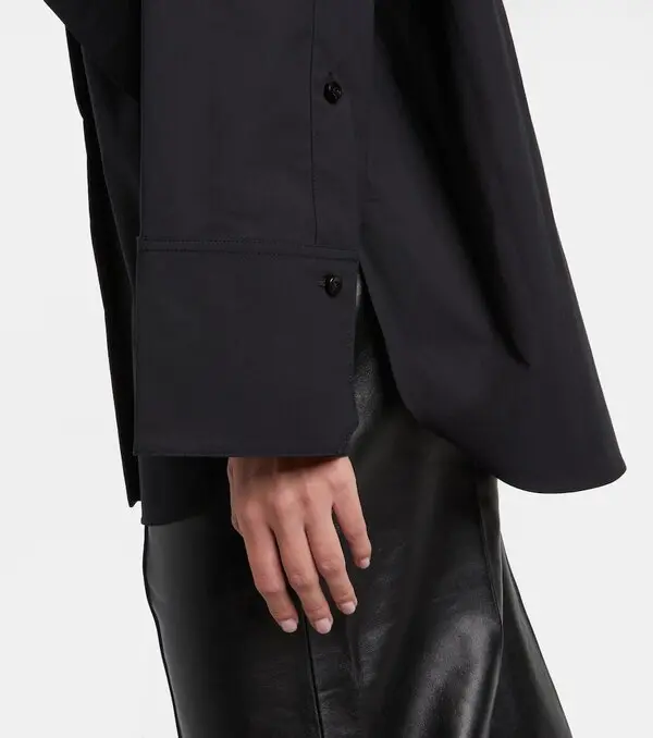 Dorothee Schumacher Floral Appliqué Cotton-blend Shirt