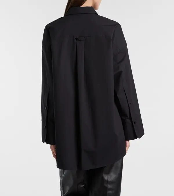 Dorothee Schumacher Floral Appliqué Cotton-blend Shirt