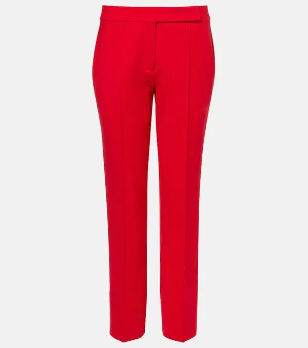 Dorothee Schumacher Cropped Slim Pants - Red