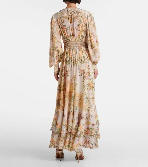 Camilla Embellished Floral Maxi Dress
