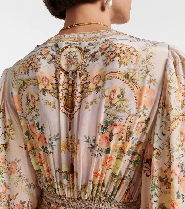 Camilla Embellished Floral Maxi Dress