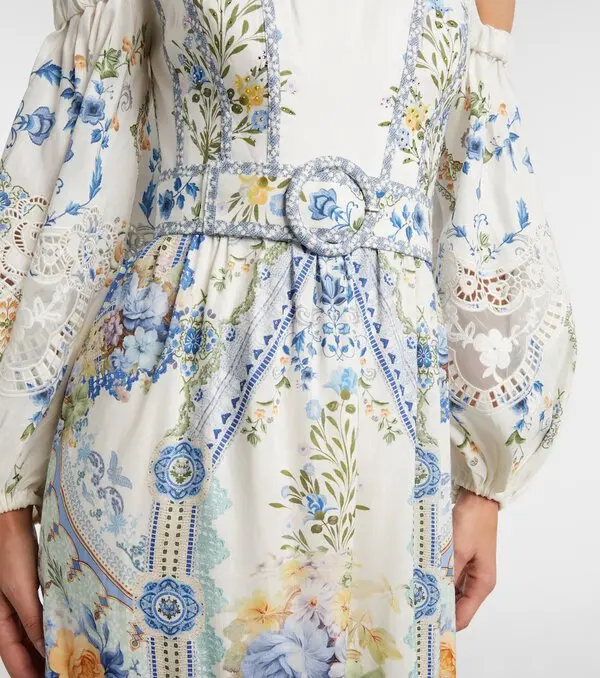 Camilla Floral Off-shoulder Maxi Dress