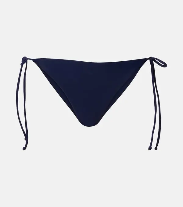 Jade Swim Ties Bikini Bottoms - Blue