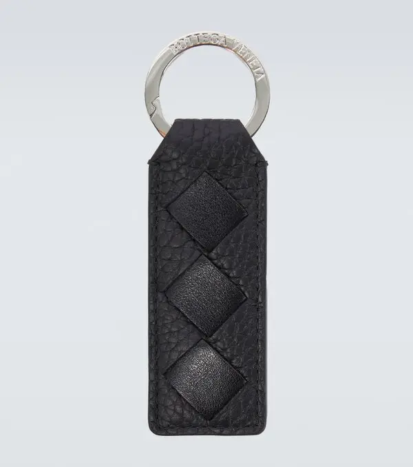 Bottega Veneta Intrecciato Leather Keychain