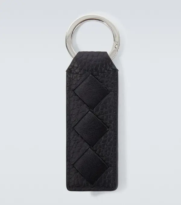 Bottega Veneta Intrecciato Leather Keychain