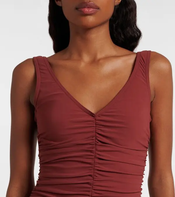 KARLA COLLETTO Basics Ruched Swimsuit