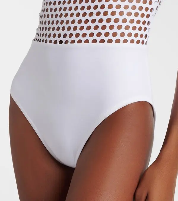 KARLA COLLETTO Aster Open-knit Swimsuit