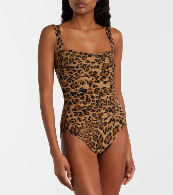 KARLA COLLETTO Ava Leopard-print Swimsuit