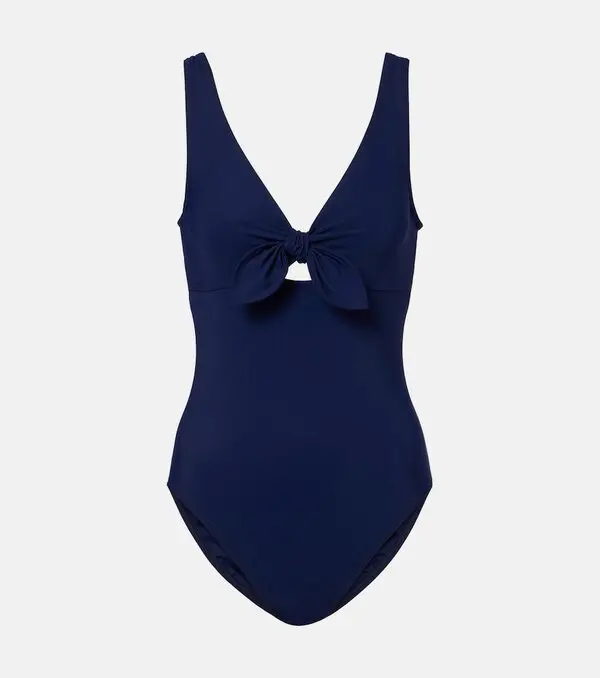 KARLA COLLETTO Basic One-piece Swimsuit - Blue