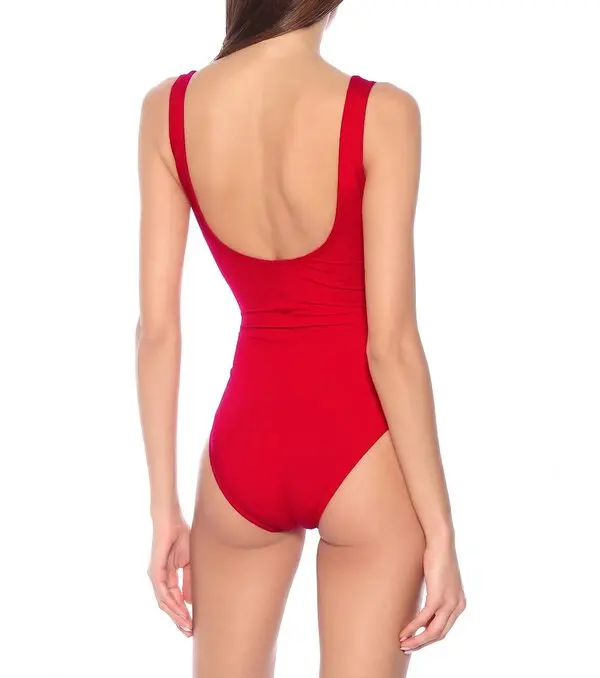 KARLA COLLETTO Basic One-piece Swimsuit - Red