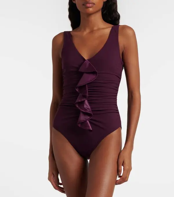 KARLA COLLETTO Emery Ruffled Swimsuit
