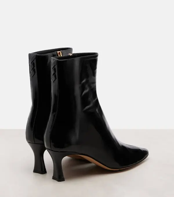 Bottega Veneta Sofia Leather Ankle Boots - Black