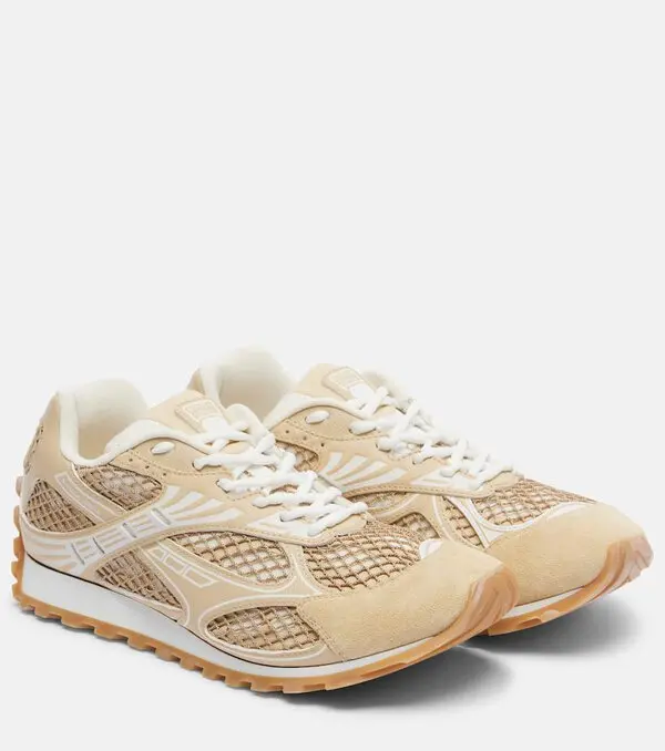 Bottega Veneta Orbit Lace-up Sneakers - Beige