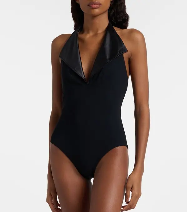 KARLA COLLETTO Halterneck Swimsuit