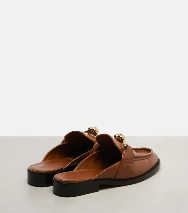 Bottega Veneta Astaire Knot Leather Mules
