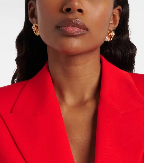 Versace Medusa Crystal-embellished Earrings