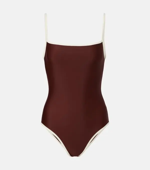 Jade Swim Layla Swimsuit - Brown